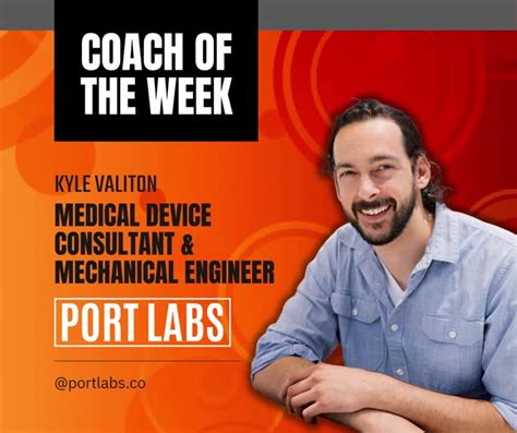 Port Labs On Linkedin Coach Of The Week Kyle Valiton