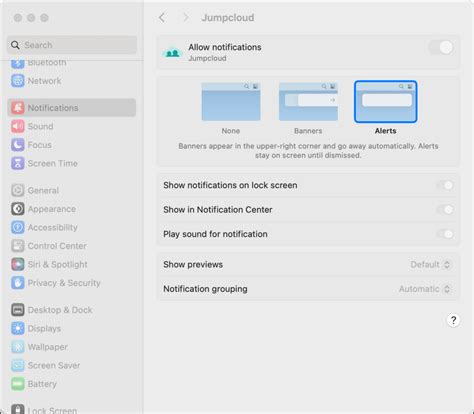 Enable Notifications Using A Configuration Profile Jumpcloud