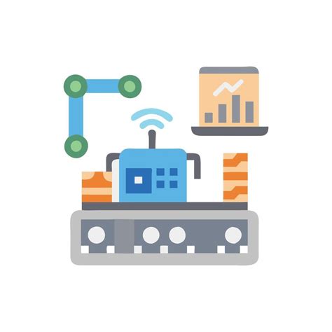 Dynamic Factory Automation System Illustration 57242856 Vector Art At Vecteezy