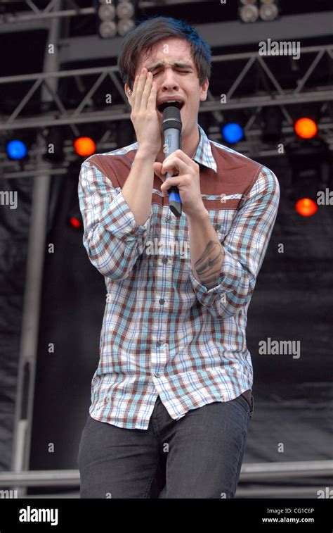 Aug 5 2007 Baltimore Md Usa Singer Brendon Urie Of The Band Panic