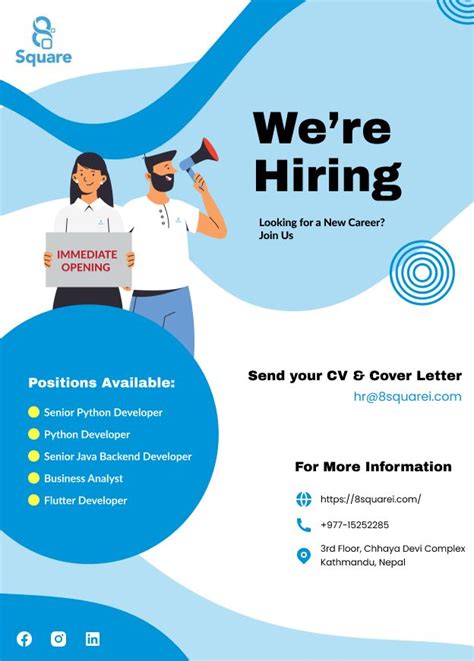 Eightsquare On Linkedin Hiring Pythondeveloper Javadeveloper Businessanalyst Flutterdeveloper