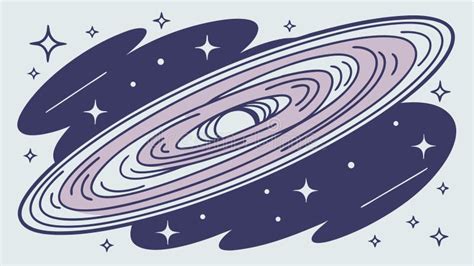 Galaxy Spiral Design Space Cosmos And Abstract Universe Art Vector Design Generative Ai Stock