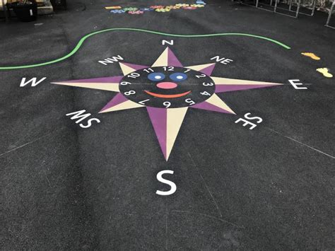 Bright New Markings At Church Walk Primary School First4playgrounds