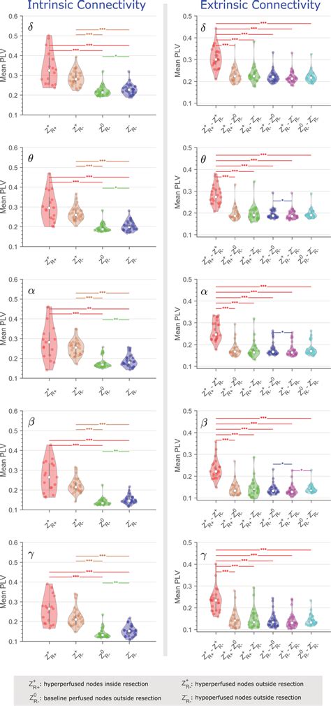 Distribution Of Phase‐locking Value Plv‐based Intrinsic And Extrinsic