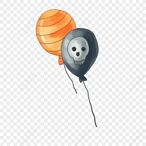 손으로 그린 서부 할로윈 일러스트 네온 풍선 그림 요소 이집트 제전 Png 일러스트 무료 다운로드 Lovepik