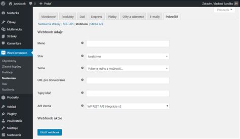 Woocommerce Rest Api And Webhook Settings