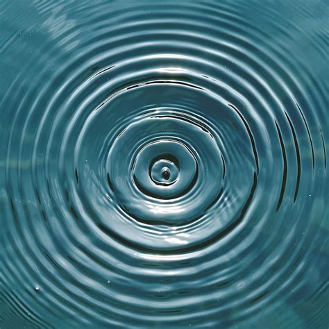Premium Photo A Water Ripple Concentric Circles Symmetrical