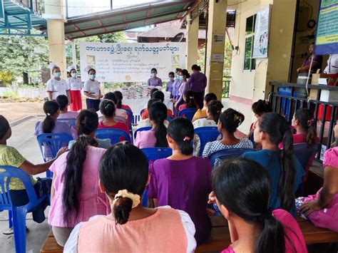 သရက်ချောင်းမြို့နယ်၌ ကိုယ်ဝန်ဆောင်မိခင်များအား အာဟာရဖွံ့ဖြိုးရေးရက