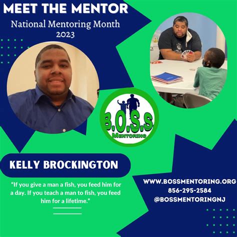 Meet Mentor Kelly Brockington Mrbrockington Has Been A Mentor With B