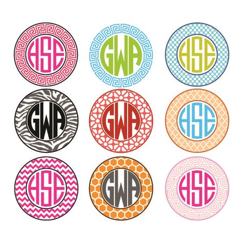 Circle Round Fun Svg Cuttable Frames