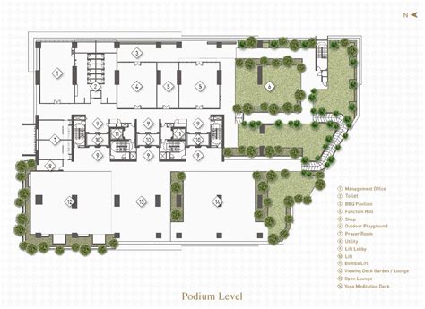 Podium Level Facilities The Manor Kuala Lumpur