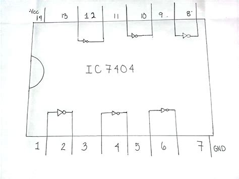 74ls04 hex inverter ic not gate ic datasheet 55 off