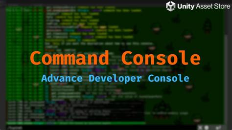 command console unity asset youtube