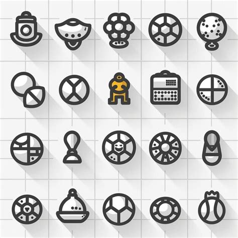 Premium Photo A Wall With Many Different Icons Including A Keyboard A