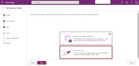 creating powerapps application using images powercloud technologies
