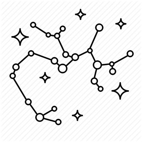 Sagittarius Zodiac Sign In Black And White