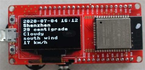 Micropython Text To Speech Weather Broadcast
