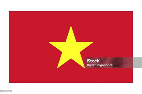 국기 베트남 베트남 국기의 벡터 일러스트레이션 국가의 애국심 상징 0명에 대한 스톡 벡터 아트 및 기타 이미지 0명 국가 지리적 지역 국기 Istock