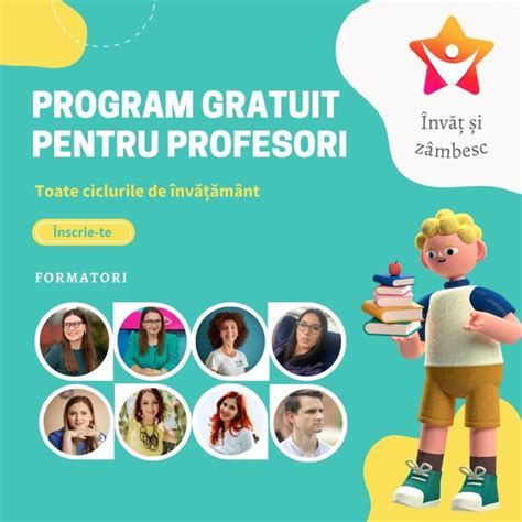 Programul Gratuit De Formare Continuă Pentru Profesori „Învăț și Zâmbesc”