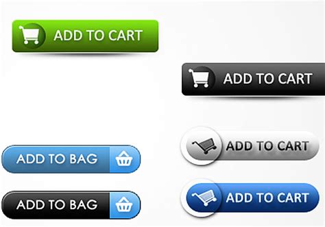 Clean E Commerce Web Buttons Free Photoshop Brushes At Brusheezy