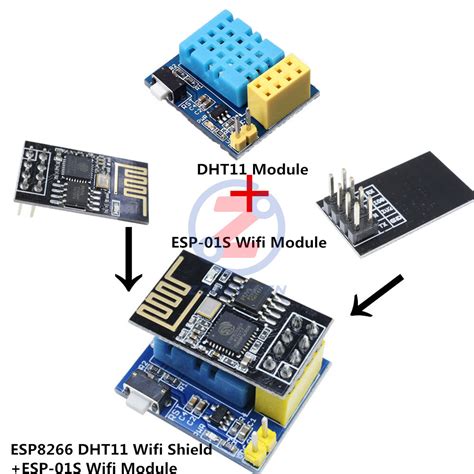 Esp8266 Esp 0101s Dht11 Temperature And Humidity Wifi India Ubuy