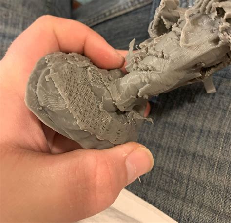 Tree Supports Issue Underneath All Of This Seems To Be A Semi Decent Looking Print But Its