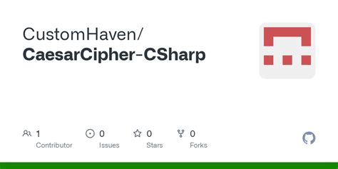 Github Customhavencaesarcipher Csharp