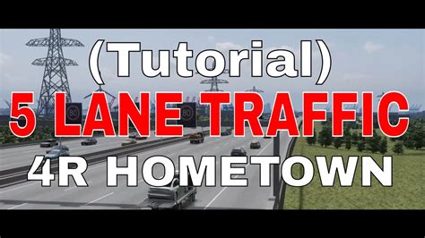(How To) Add 5 LANE TRAFFIC To The 4R HOMETOWN Map - Assetto Corsa - YouTube