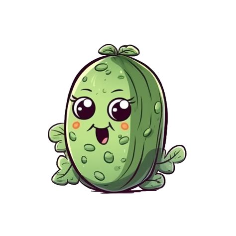 Funny Cucumber Ai Generative 23214890 Png