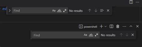Terminal Find Widget Has An Empty Space · Issue 178135 · Microsoft