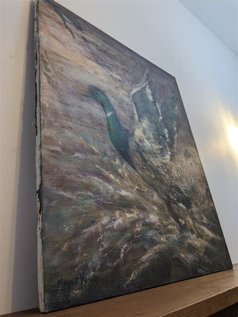 Proantic Oil On Canvas The Beautiful Escape By Maggit Vergez Xx Xx