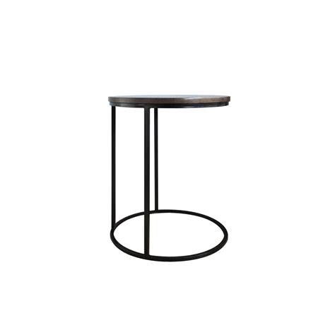 Slimline Round Side Table Vinoti Living