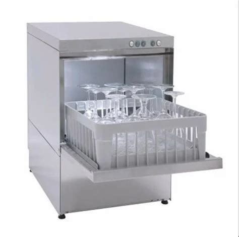 Danfrost Stainless Steel Glass Washer Machine 220 V Water Consumption