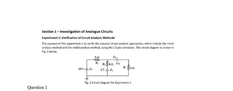 solved section 1 ﻿investigation of analogue