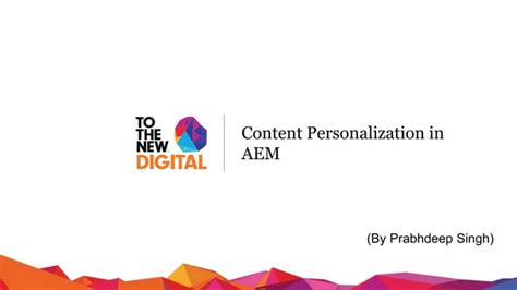 Aem 6 Client Context Personalization Ppt