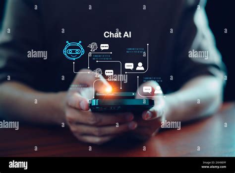 Ai Chatbot Intelligent Digital Customer Service Application Concept Artificial Intelligence