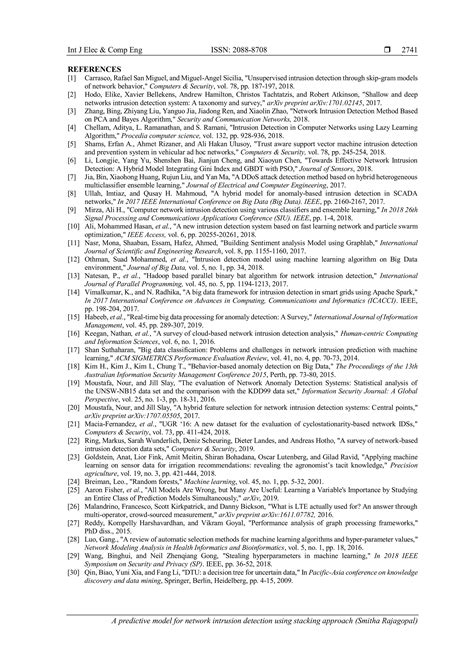 A Predictive Model For Network Intrusion Detection Using Stacking Approach Pdf