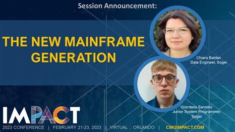 The New Mainframe Generation Computer Measurement Group