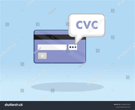 Credit Card Verification Code Cvc Number Stock Vector Royalty Free 2534272327 Shutterstock