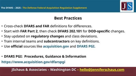 2025 The Dfars Part 202 Definition Of Words And Terms Pptx