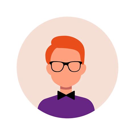 Avatar Icon Human A Persons Badge Vector Social Media Profile Symbol The Symbol Of A