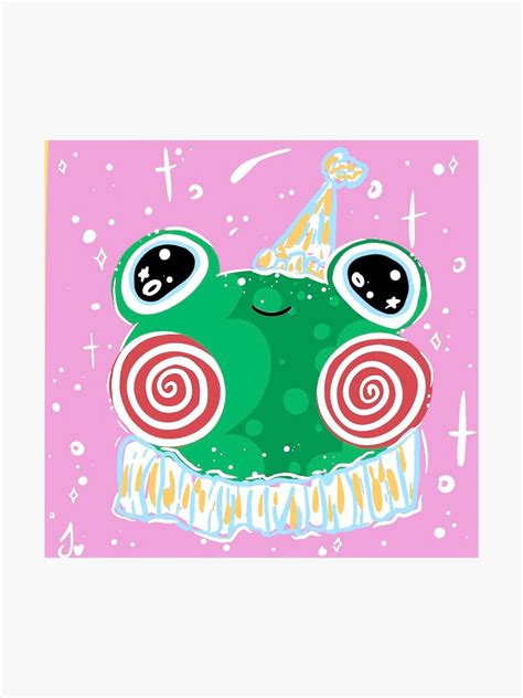 Pastel Mini Danny The Frog Sticker For Sale By Starsstunned Redbubble