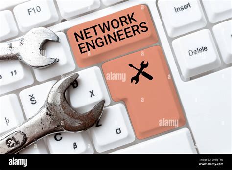 Writing Displaying Text Network Engineers Internet Concept Technology Professional Skilled In