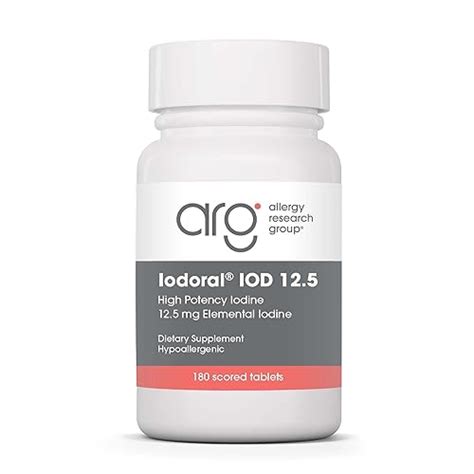 Arg Optimox Iodoral 125 Mg Iodine And Potassium Iodide Supplement For