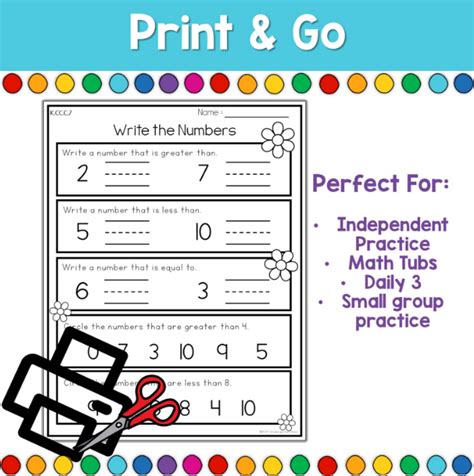 k cc counting and cardinality standards bundle kindergarten chaos