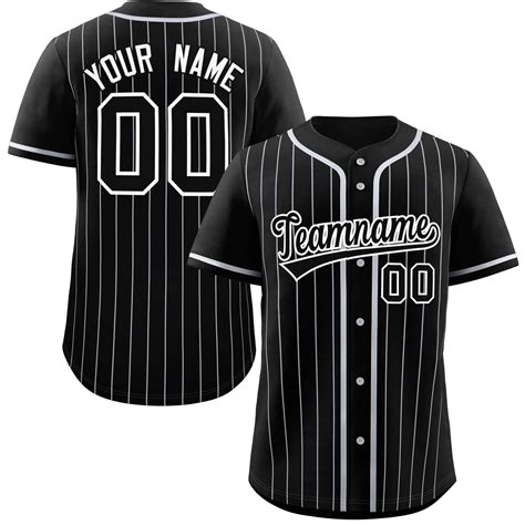 Classic Pinstripe Baseball Jerseys Custom Made For Your Whole Team
