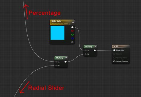 Creating A User Interface Ui Material And Custom Radial Slider