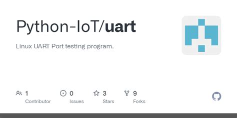 GitHub Python IoT Uart Linux UART Port Testing Program