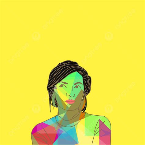 아름다운 추상적 인 벡터 벡터 요약 얼굴 배경 일러스트 및 사진 무료 다운로드 Pngtree