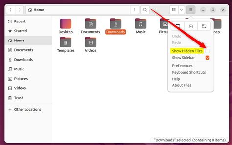 Show And Hide Hidden Files In Ubuntu Linux Geek Rewind